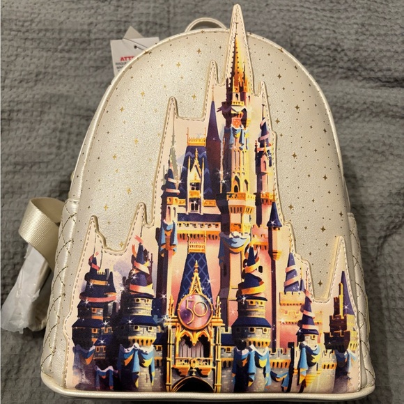 Loungefly | Bags | Loungefly Disney 5th Anniversary Castle Backpack ...